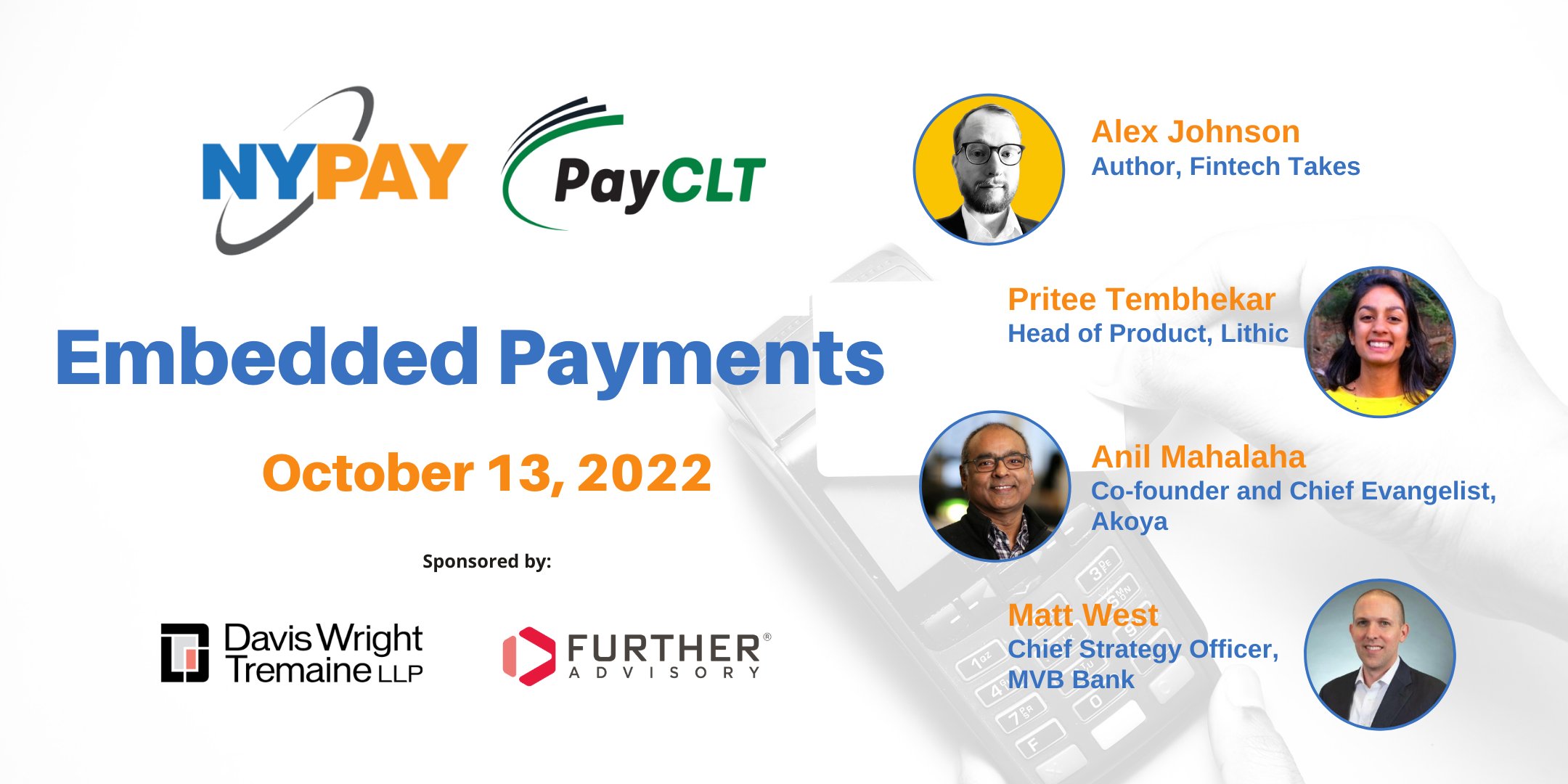Embedded payments panel discussion with Akoya's Chief Evangelist Embedded payments panel discussion with Akoya's Chief Evangelist